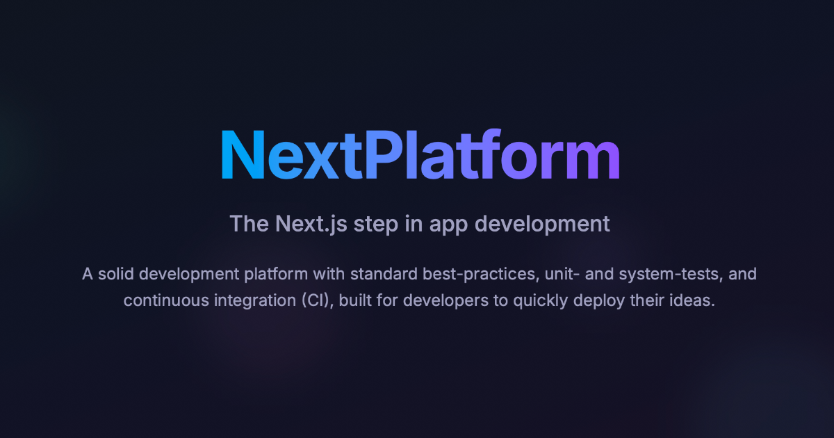 NextPlatform